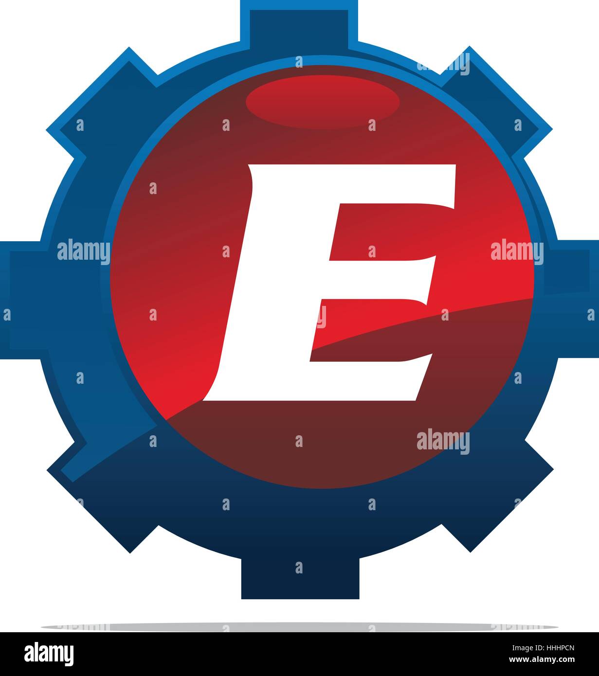E gear logo hi-res stock photography and images - Alamy