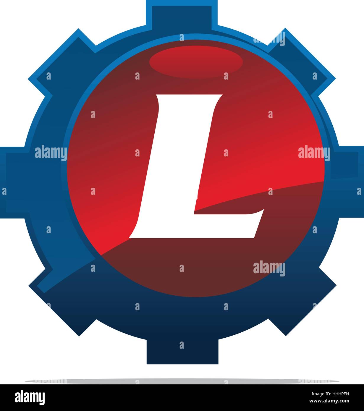 Gear logo letter hi-res stock photography and images - Alamy