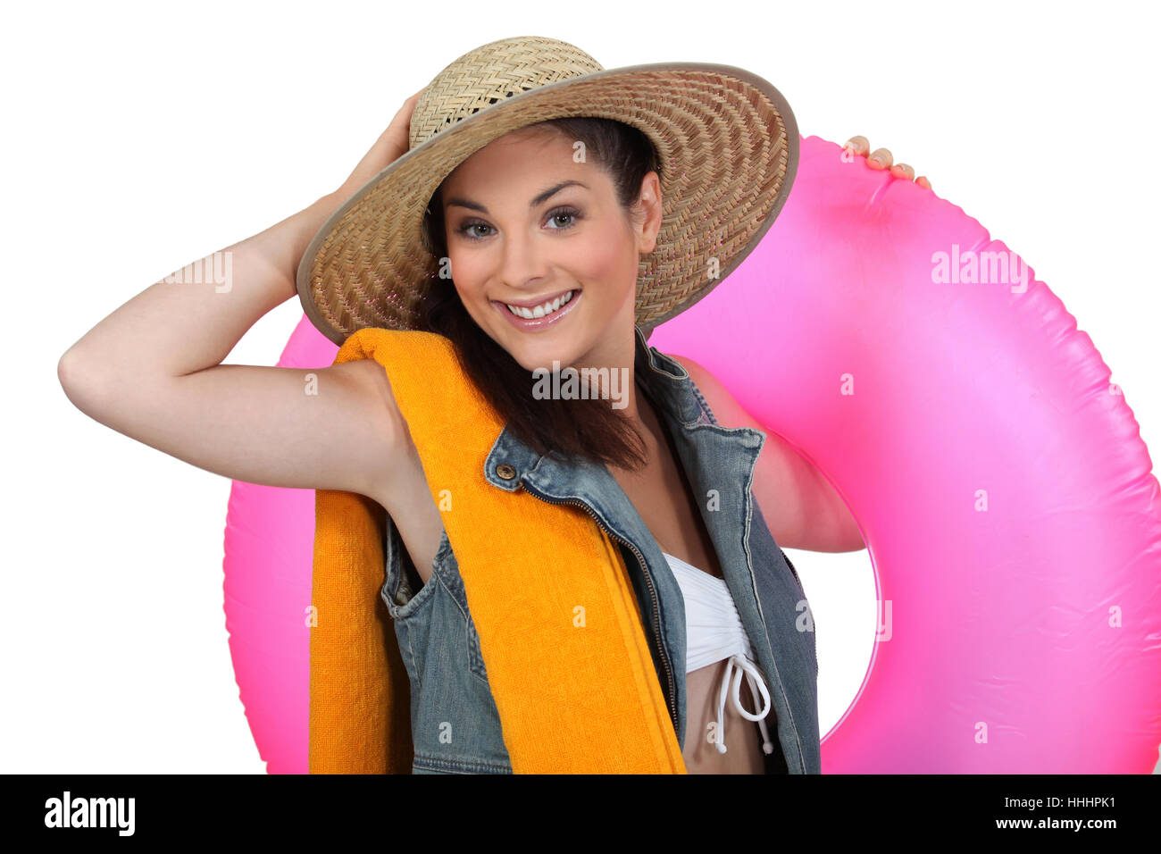 beach, seaside, the beach, seashore, float, bikini, circle, buoy ...