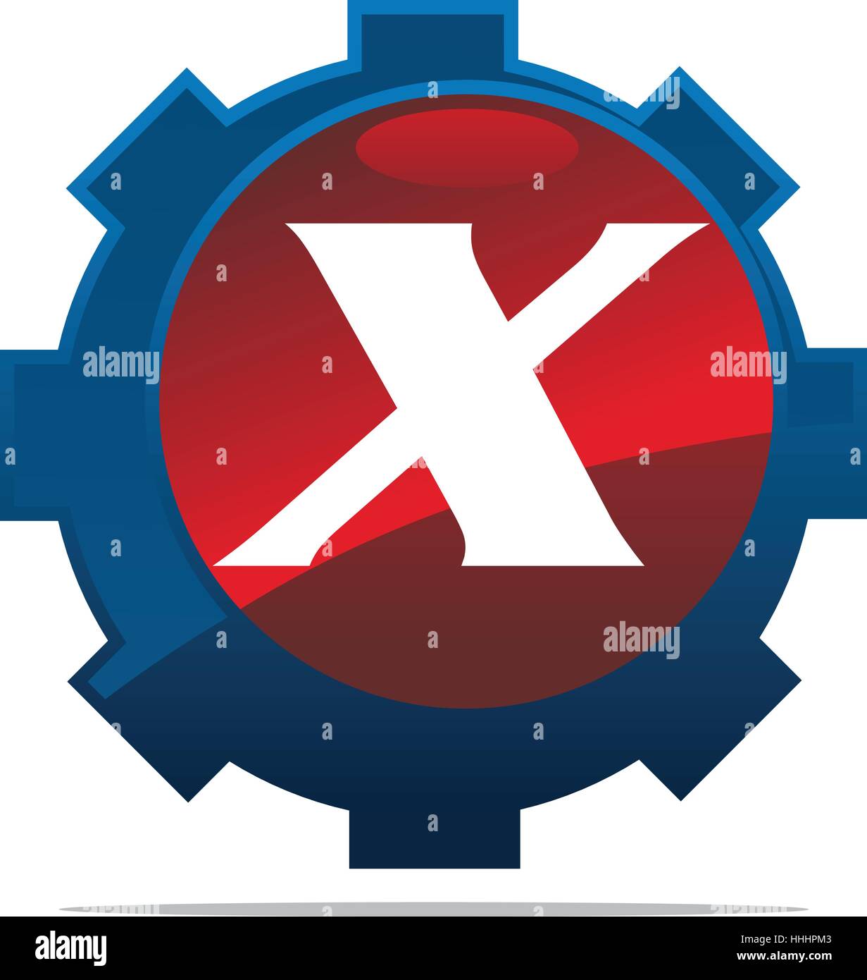 X gear logo hi-res stock photography and images - Alamy