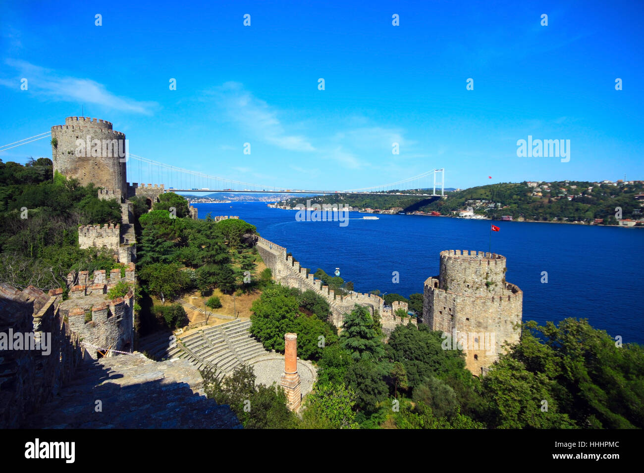 turkey, istanbul, bosphorus, blue, tower, travel, architectural ...