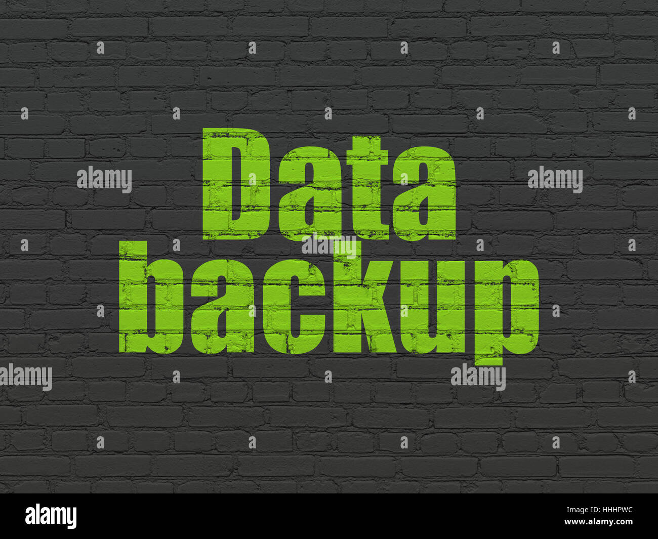 Data concept: Data Backup on wall background Stock Photo - Alamy