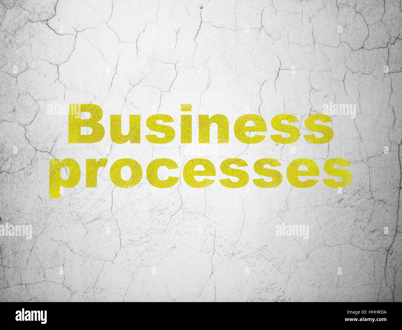 Business concept: Business Processes on wall background Stock Photo - Alamy
