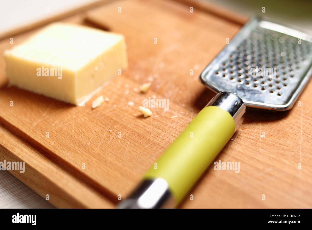 Grating Cheddar Cheese Stock Photo - Alamy