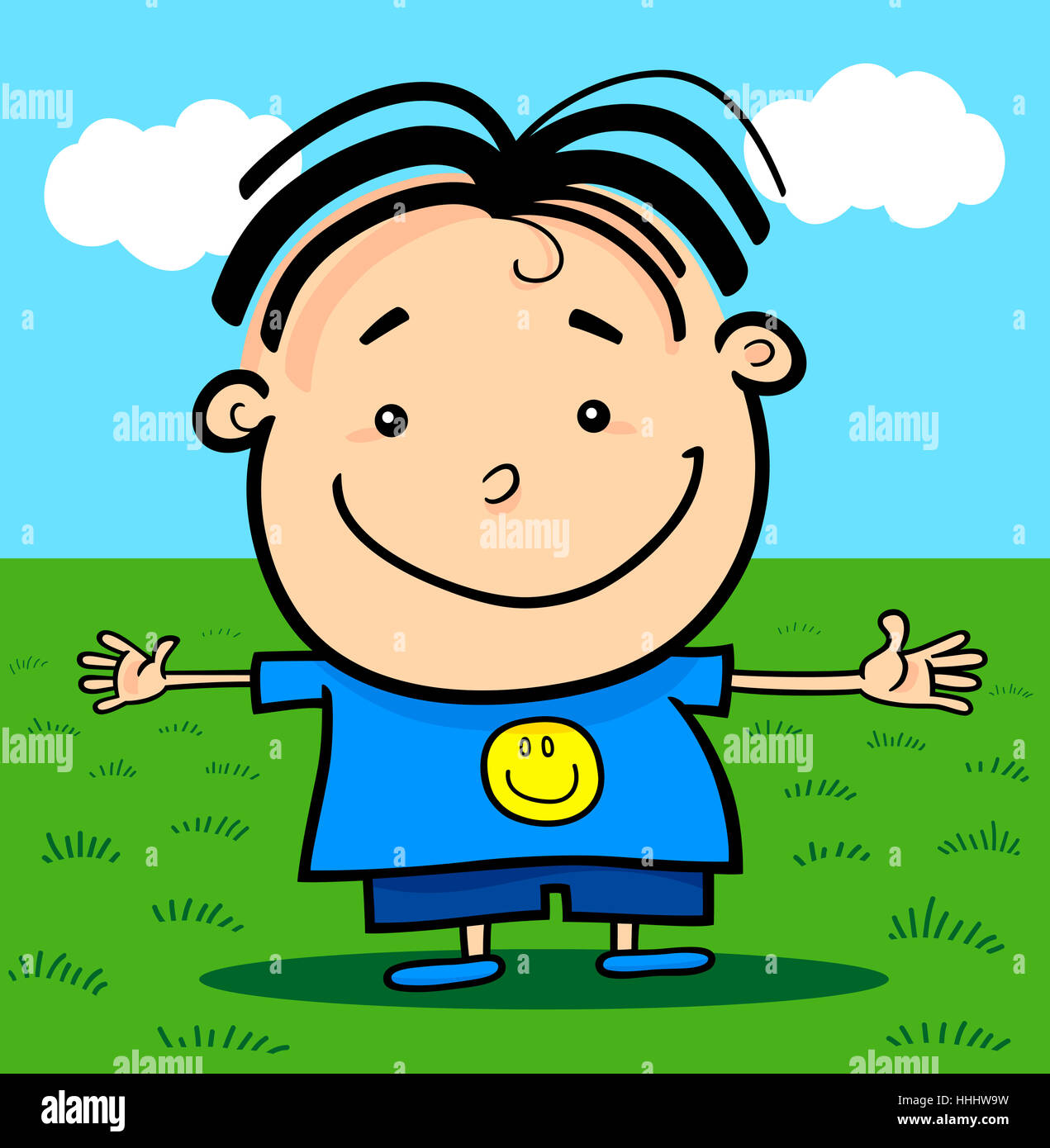 small, tiny, little, short, illustration, kid, delighted, unambitious ...