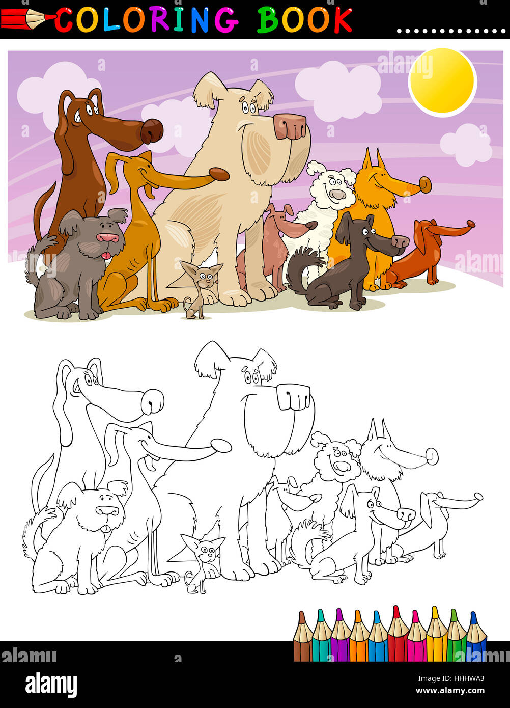 animals, pets, dogs, illustration, cartoon, education, comic, model ...
