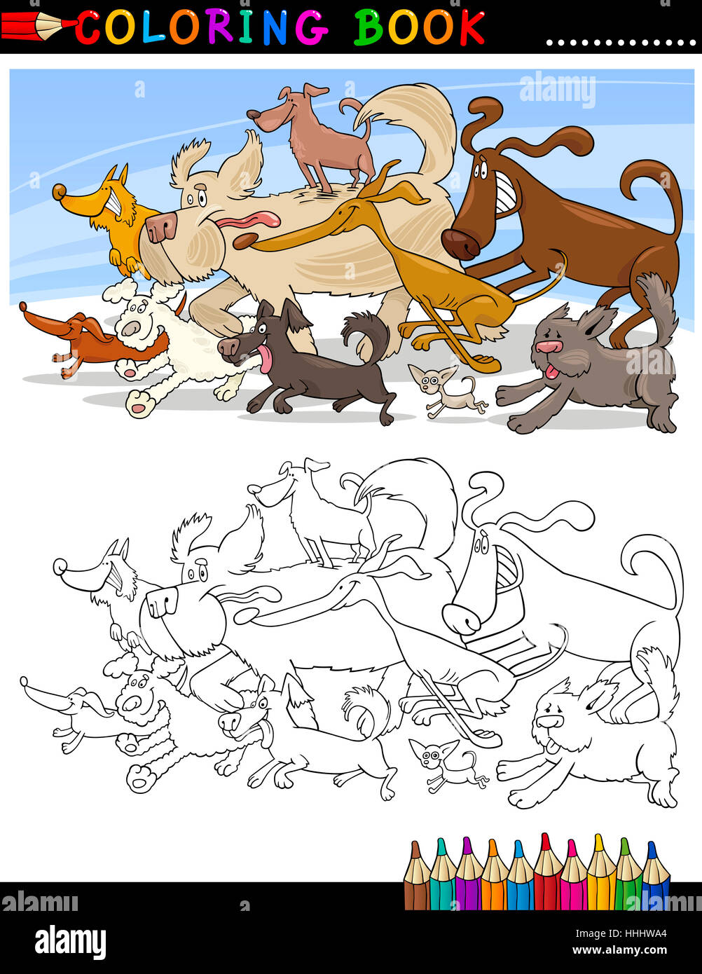 animals, pets, dogs, illustration, cartoon, education, comic, model ...