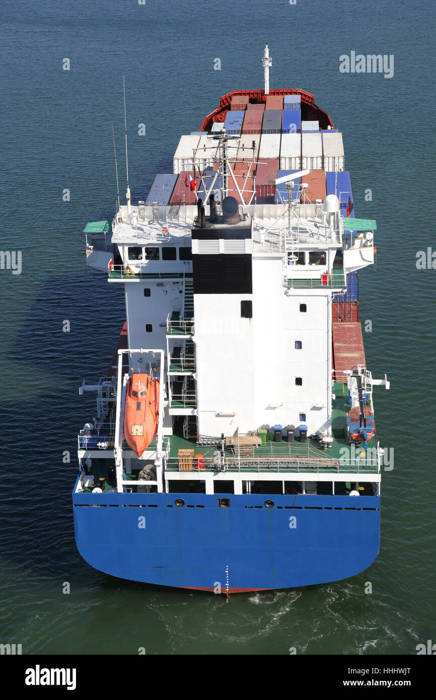 aerial perspective, container ship, logistics, import, export, cargo ...