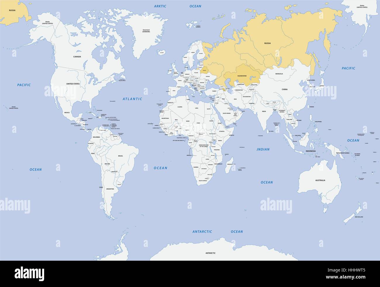 member states of eurasian economic union map Stock Vector Image & Art ...