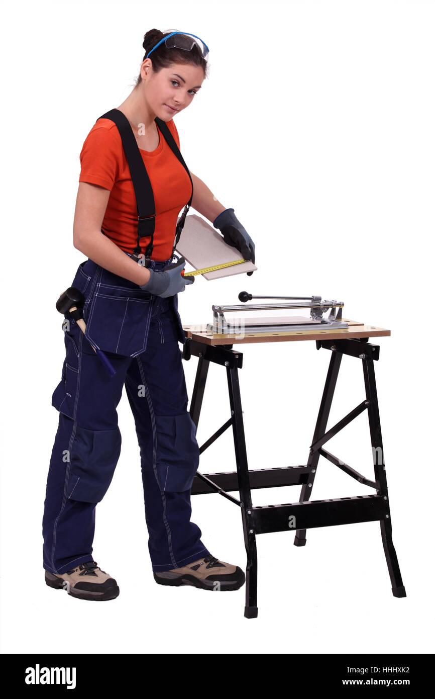 female, cut, fix, cutter, ceramic, supplier, contractor, alone, lonely ...