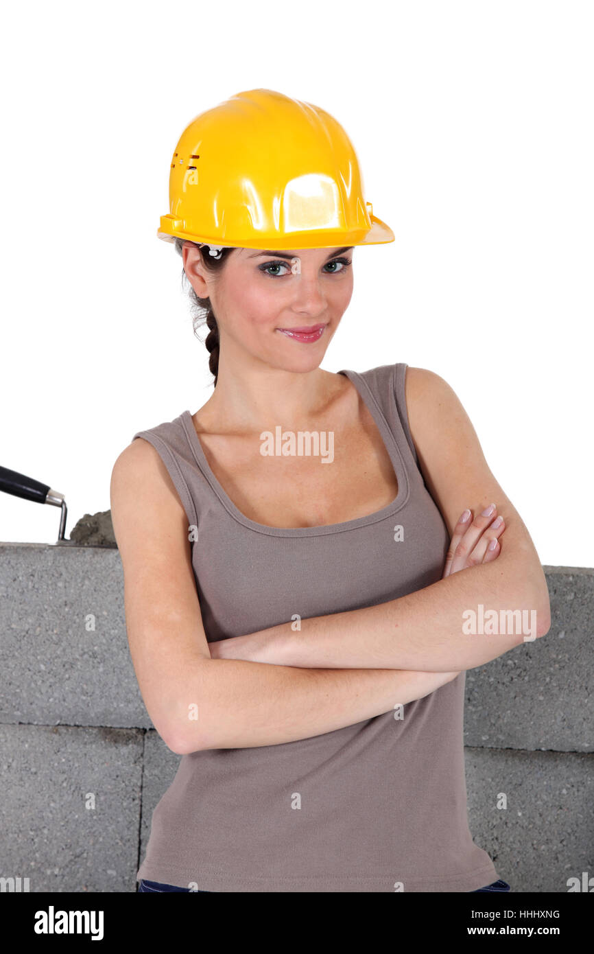 build, adult, brick, blocks, adults, block, builder, woman, close ...