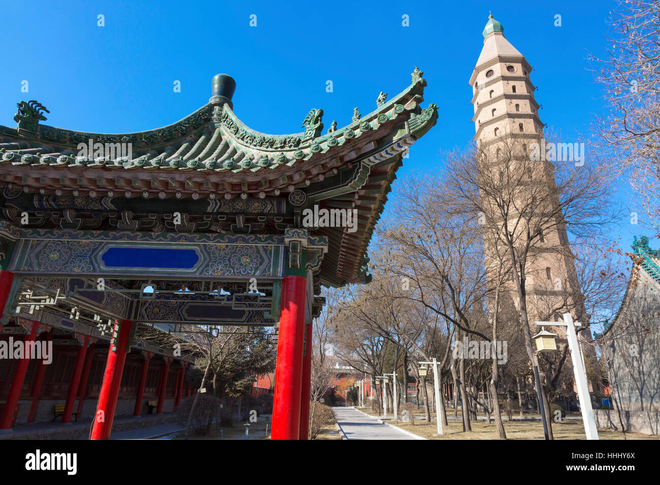 Chengtiansi tower hi-res stock photography and images - Alamy