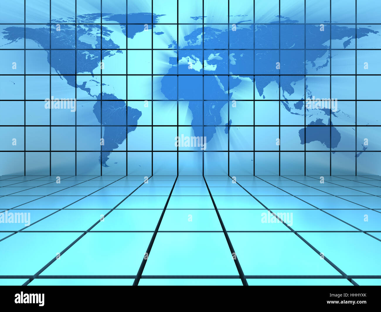 blue, modern, modernity, illustration, sight, view, outlook ...