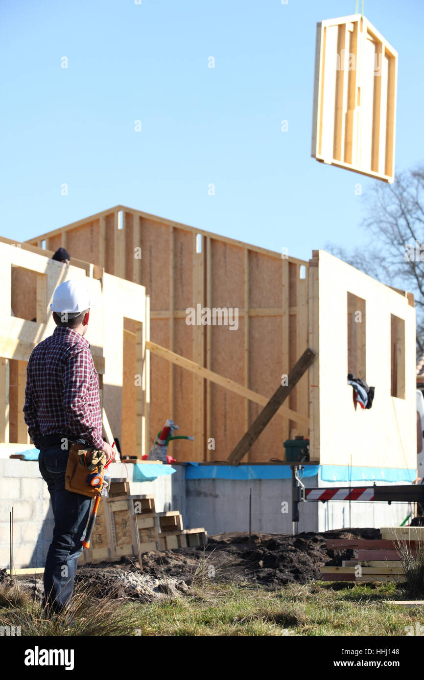 blue, board, build, beam, style of construction, architecture ...