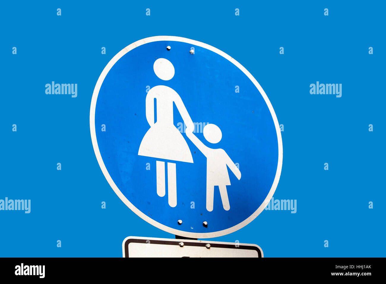 sign, signal, blue, care, caution, mother, mom, ma, mommy, attention ...