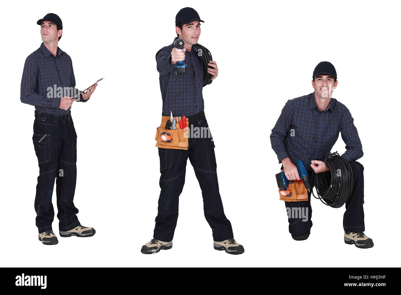 blue, busy, architect, carpenter, builder, backdrop, background ...