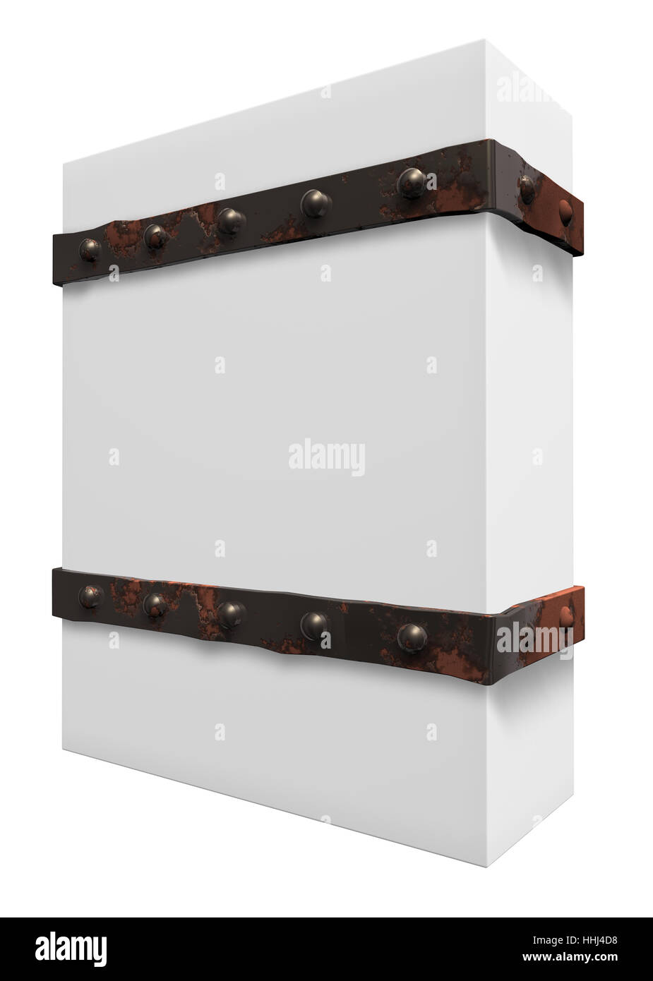 Rusty metal crate Cut Out Stock Images & Pictures - Alamy