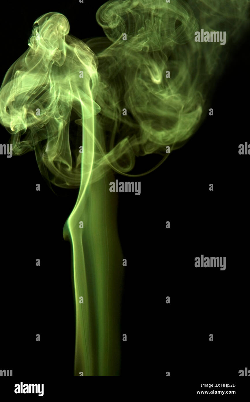 green smoke detail Stock Photo - Alamy