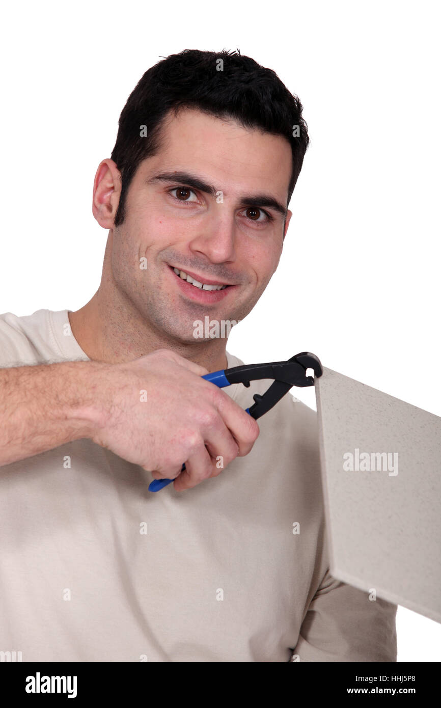 blank, european, caucasian, cut, cutting, builder, building, construct ...