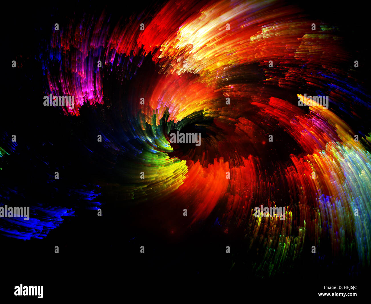 blue, motion, postponement, moving, movement, colour, spiral ...