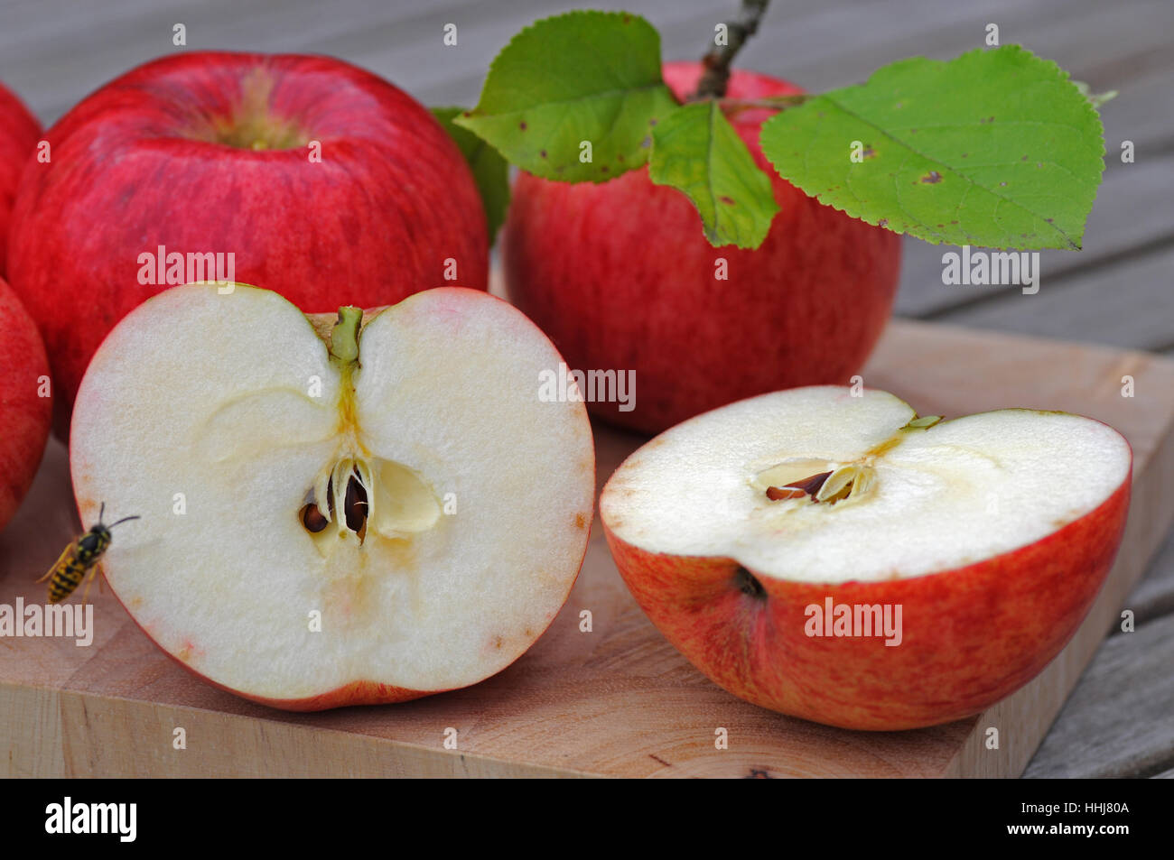 fruit, apples, apple, wheelbarrow, half, kernel, cores, sliced, harvest ...
