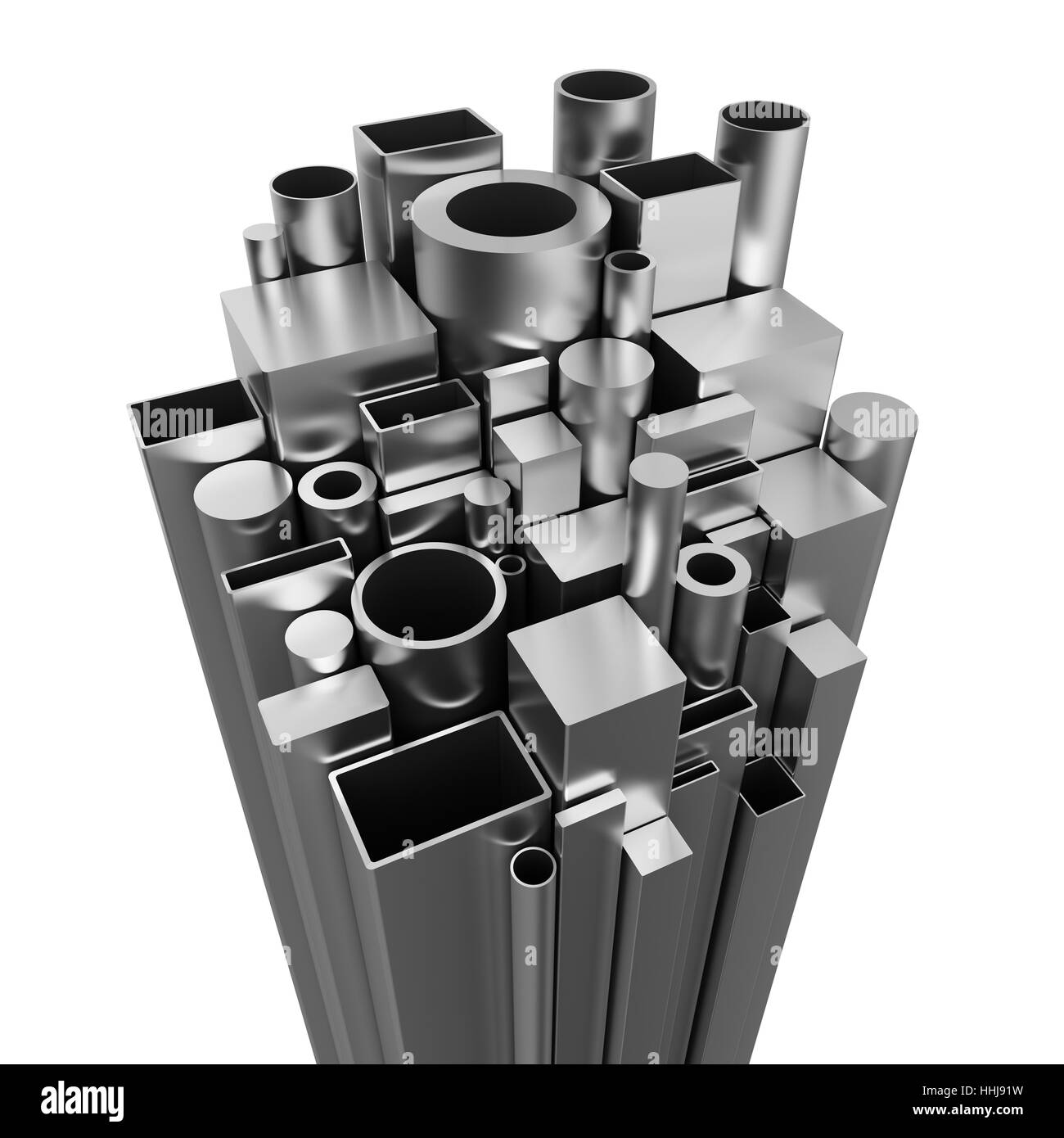 profile, industry, reflection, iron, horizontal, steel, metal, bright ...