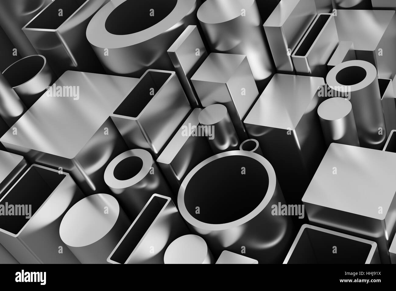 profile, industry, reflection, iron, horizontal, steel, metal, bright ...