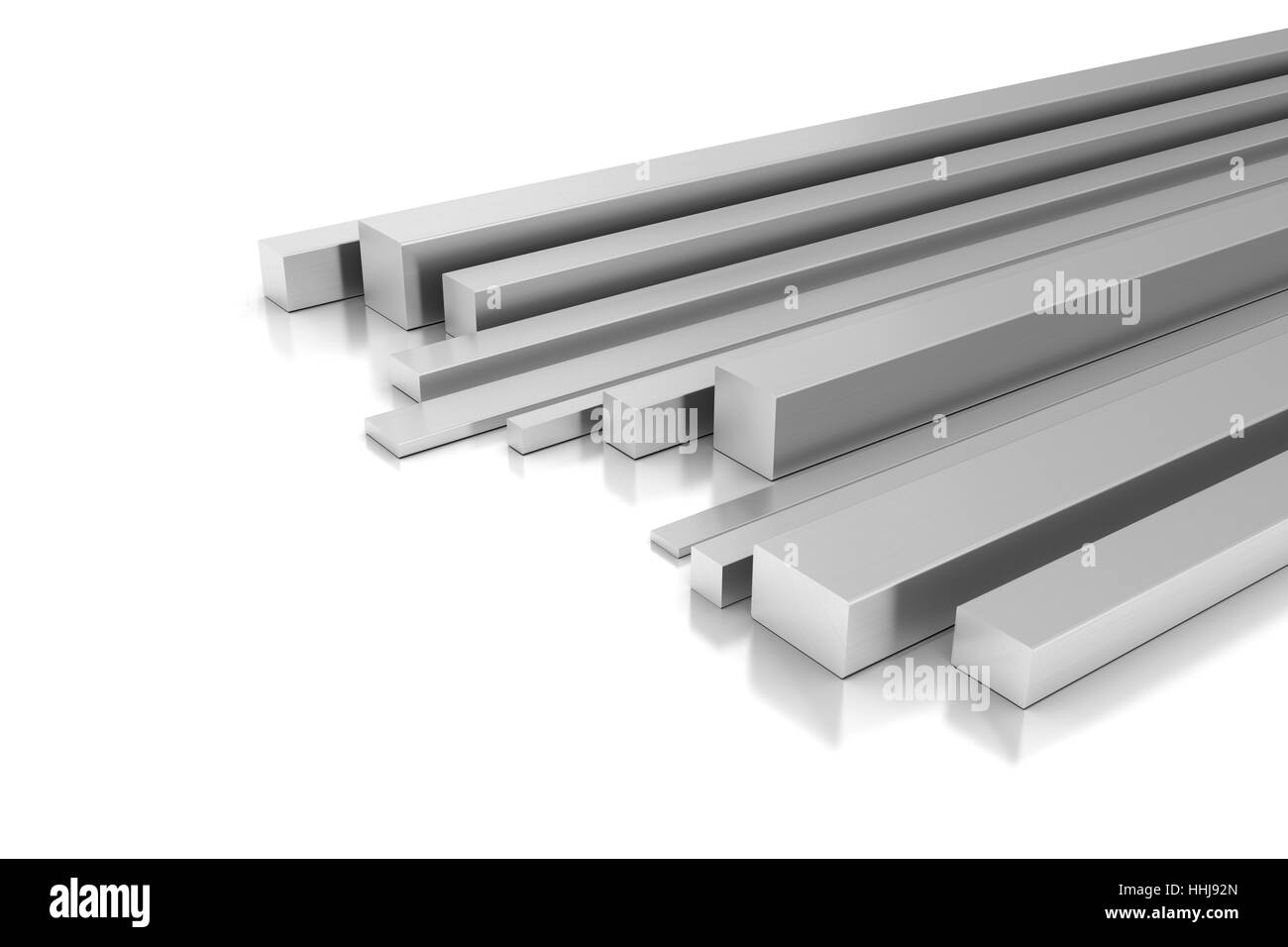 profile, industry, reflection, iron, horizontal, steel, metal, bright ...