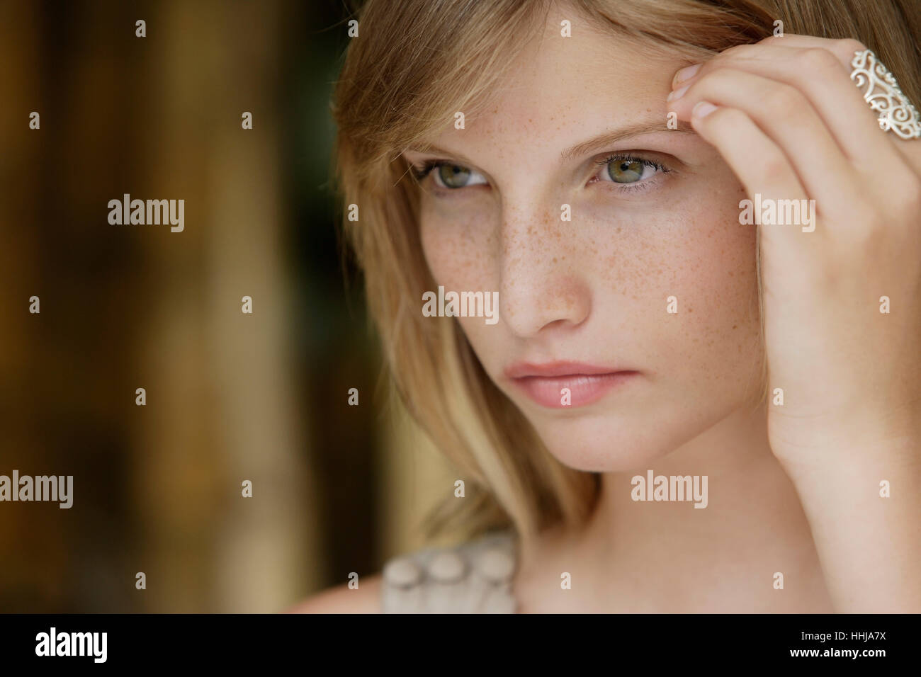close up of teen girl Stock Photo - Alamy