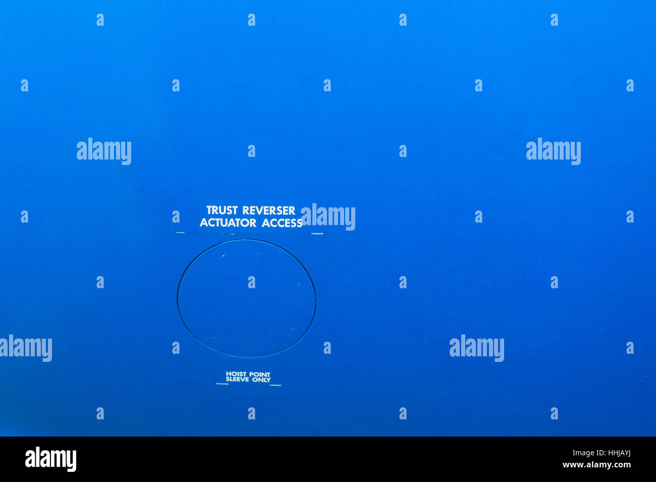 Boeing 767. Thrust Reverser Actuator Access. Elements of external ...