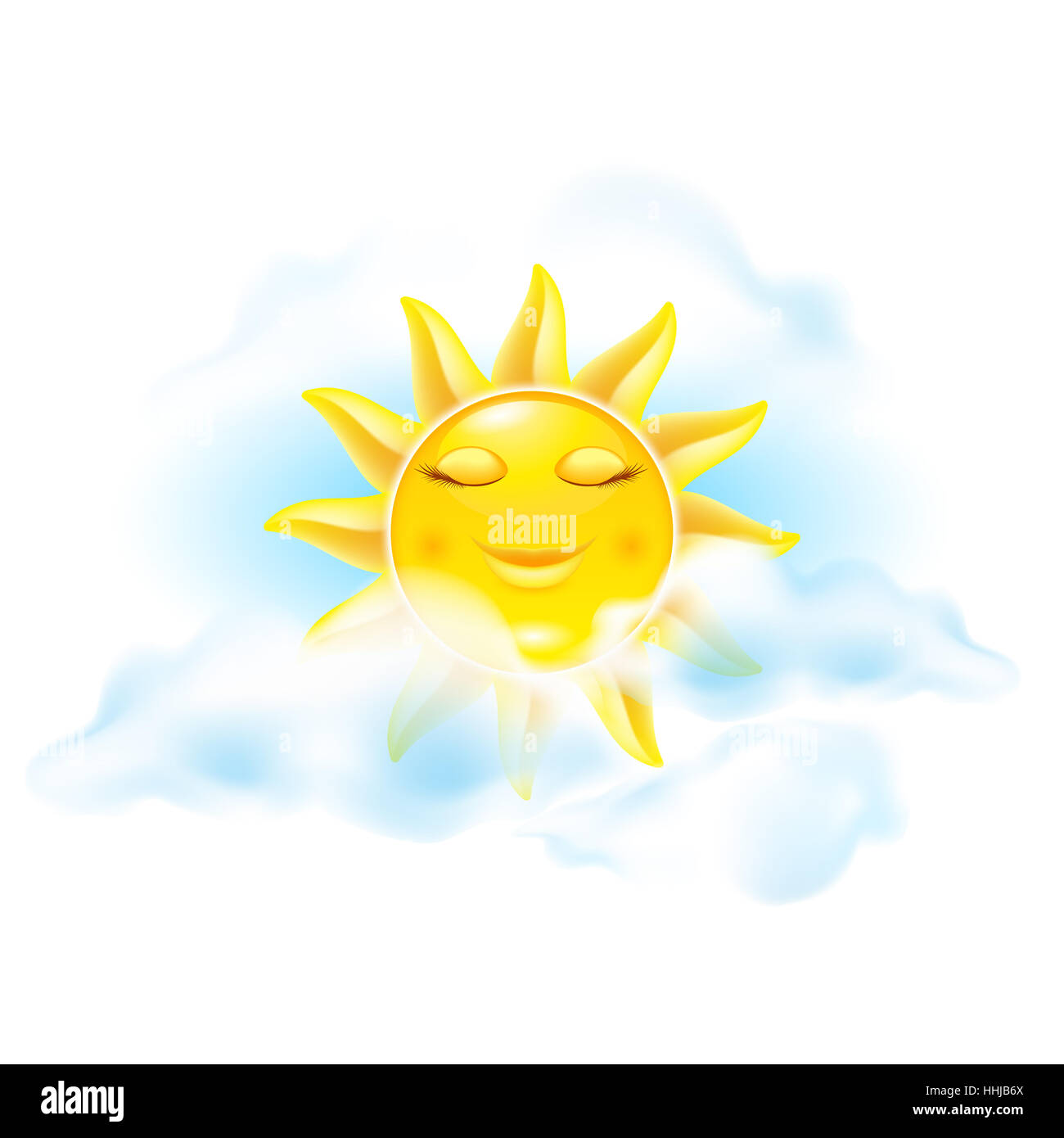 Cartoon smiling sun characters sunglasses hi-res stock photography and ...