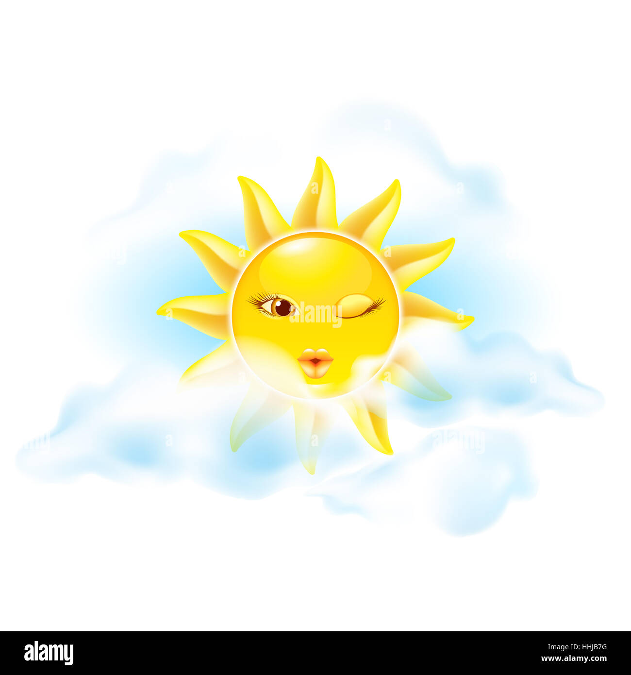 Cartoon smiling sun characters sunglasses hi-res stock photography and ...