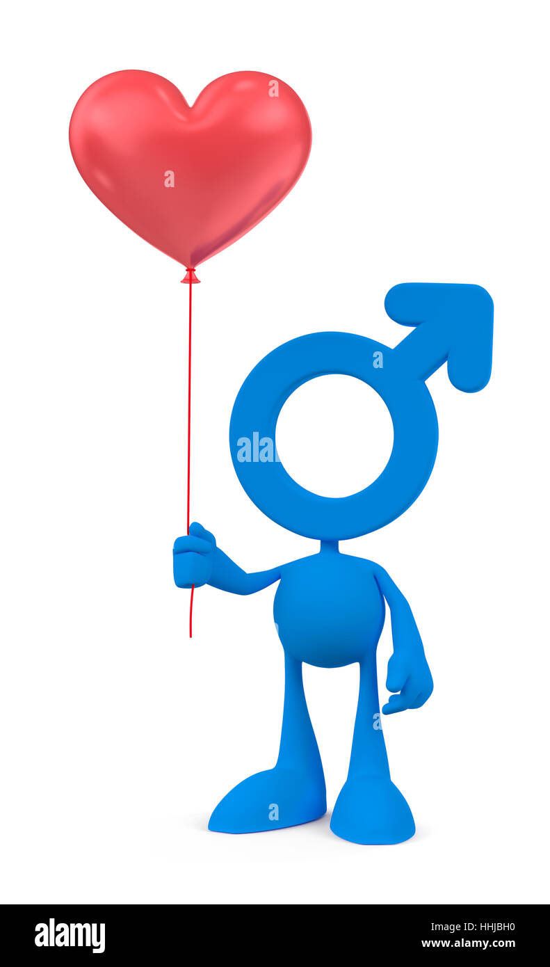 Cartoon In Love Stock Photo - Alamy