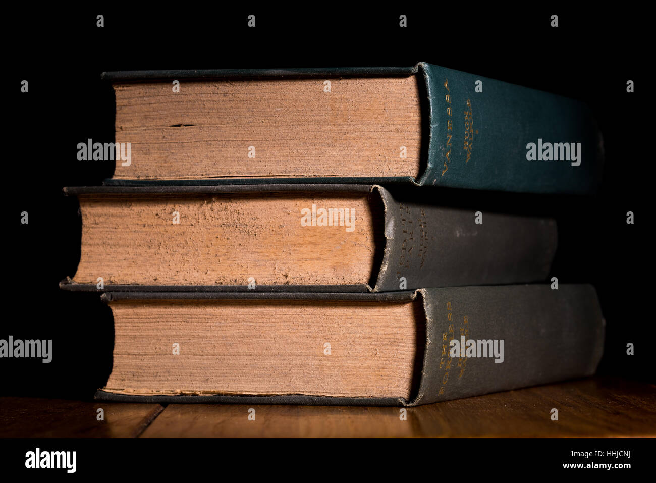 Pile of 3 books Stock Photo - Alamy
