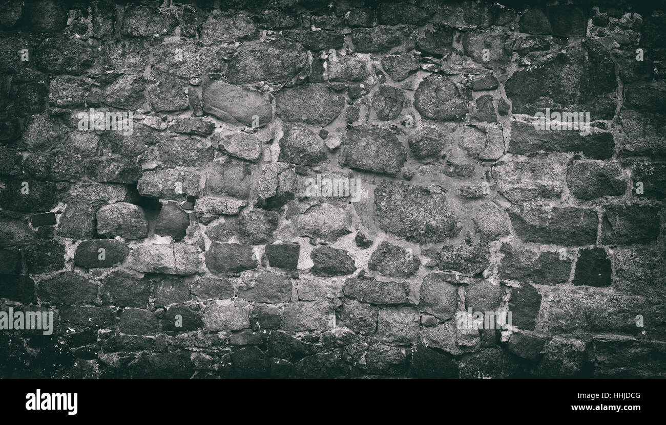 Stacked Stone Wall background. Old grunge texture Stock Photo - Alamy