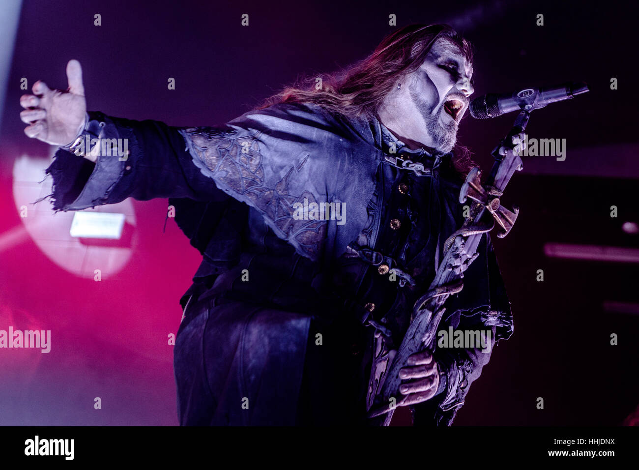 Power metal band Powerwolf performs live at Live Club in Trezzo sull ...