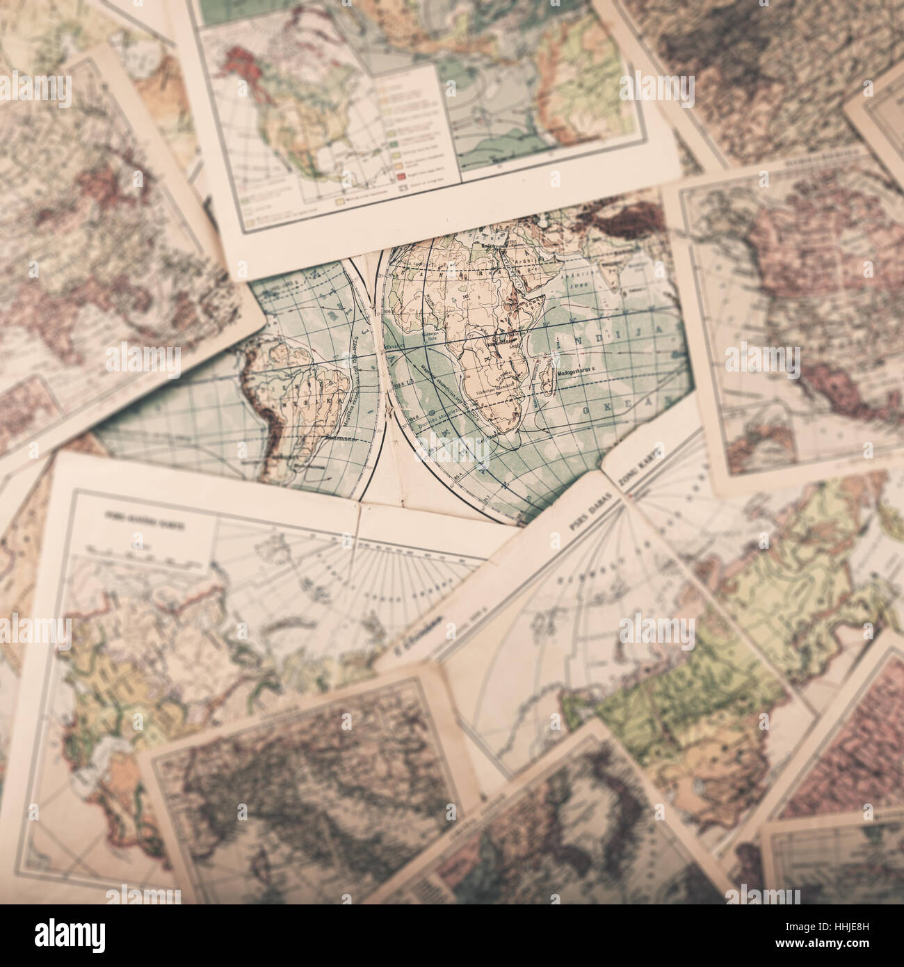 Old world maps hi-res stock photography and images - Alamy