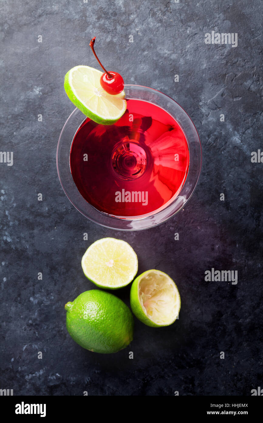 Cocktail top view hi-res stock photography and images - Alamy