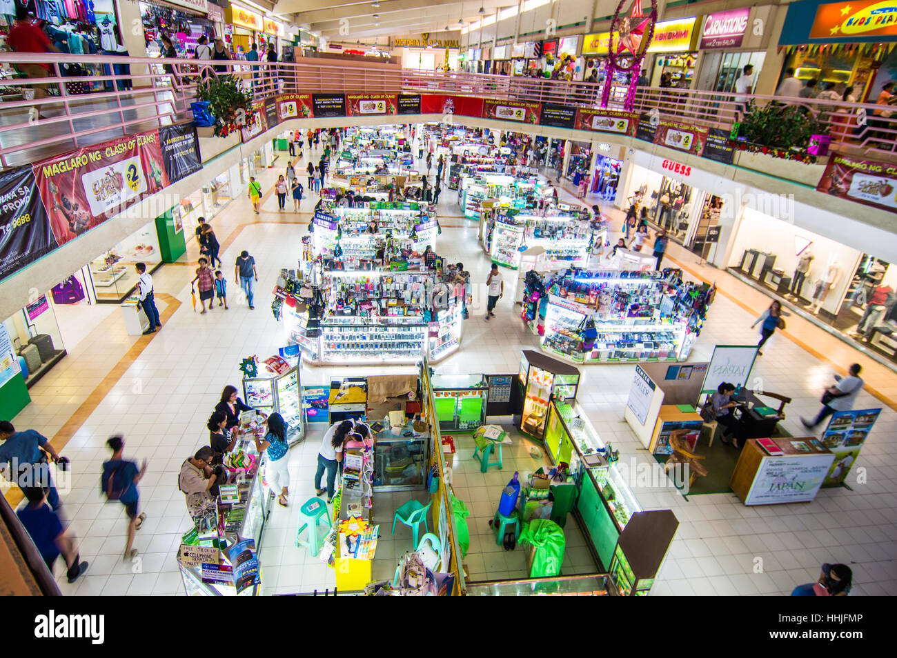 Victoria Plaza interior, Davao, Davao Del Sur, Philippines Stock Photo ...