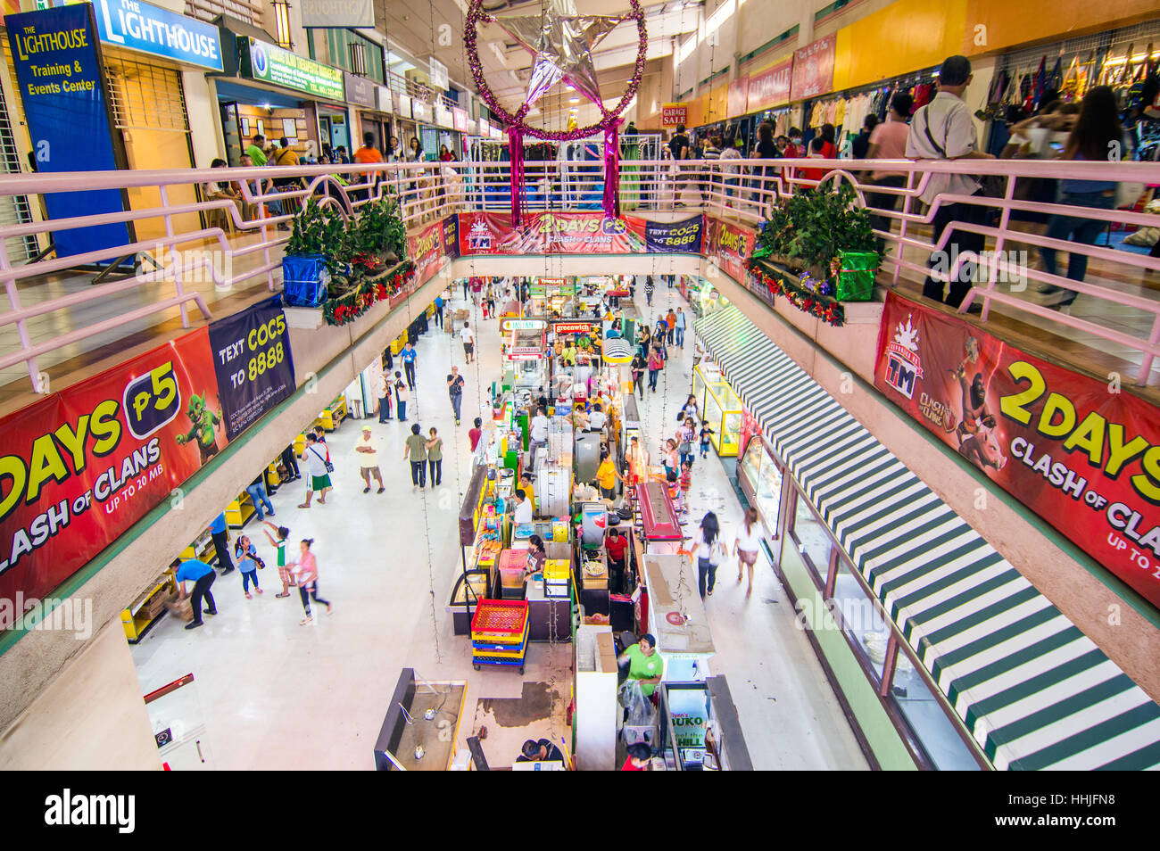 Victoria Plaza interior, Davao, Davao Del Sur, Philippines Stock Photo ...