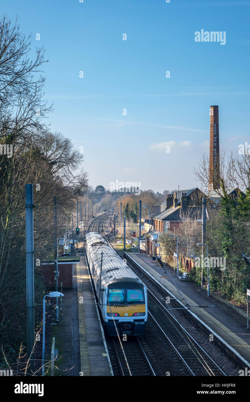 Mistley railway station Stock Photo - Alamy