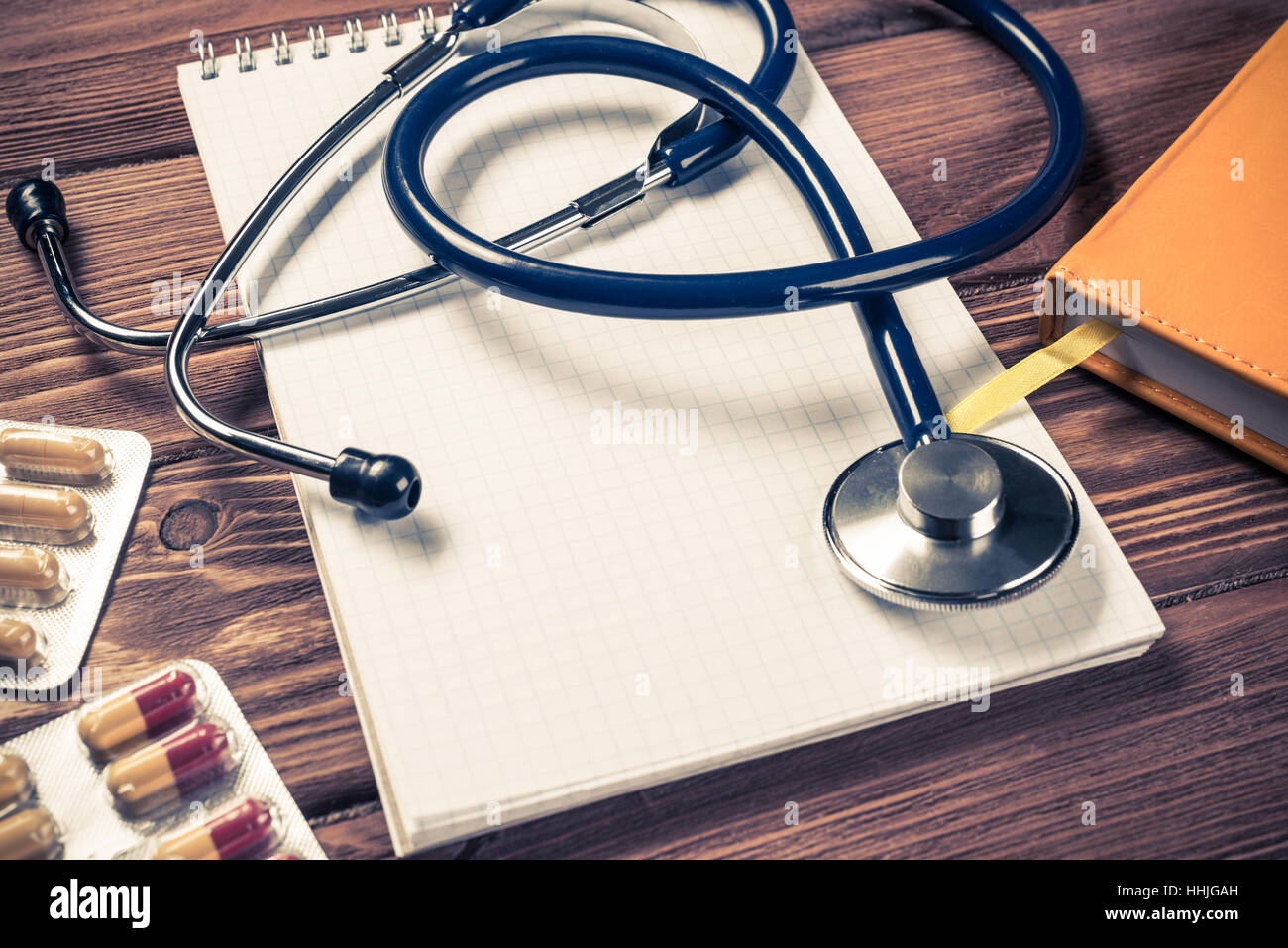 Workplace of a doctor Stock Photo - Alamy