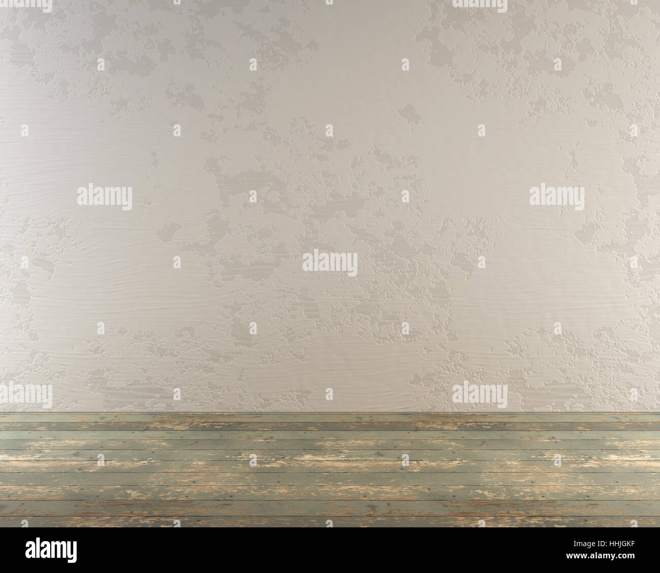 An empty room with a modern loft feeling. Featuring a painted wood ...