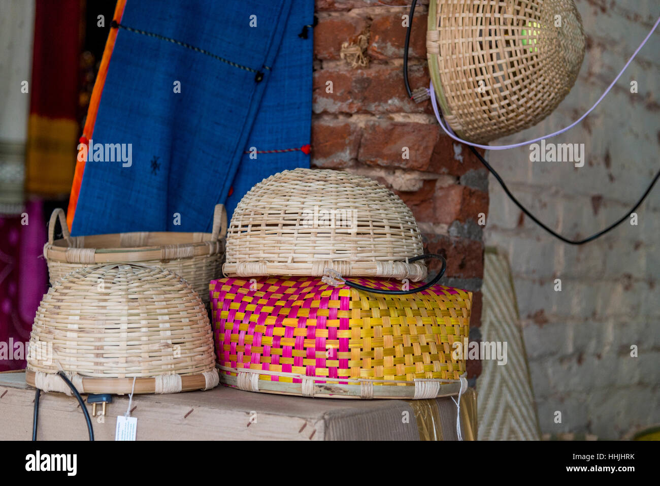 Indian pottery basket hi-res stock photography and images - Alamy