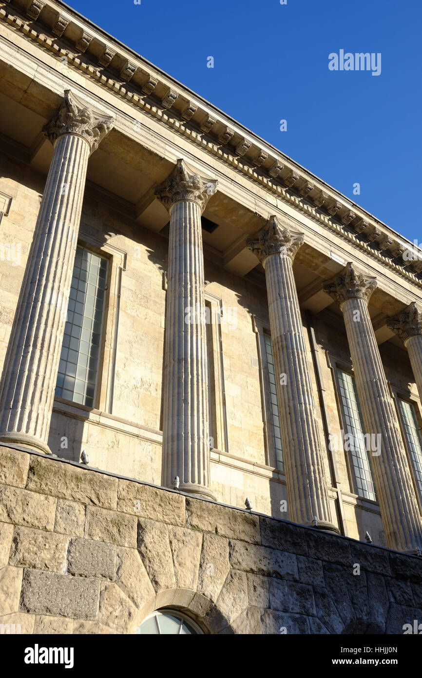 classical columns of Birmingham Town Hall, UK Stock Photo - Alamy
