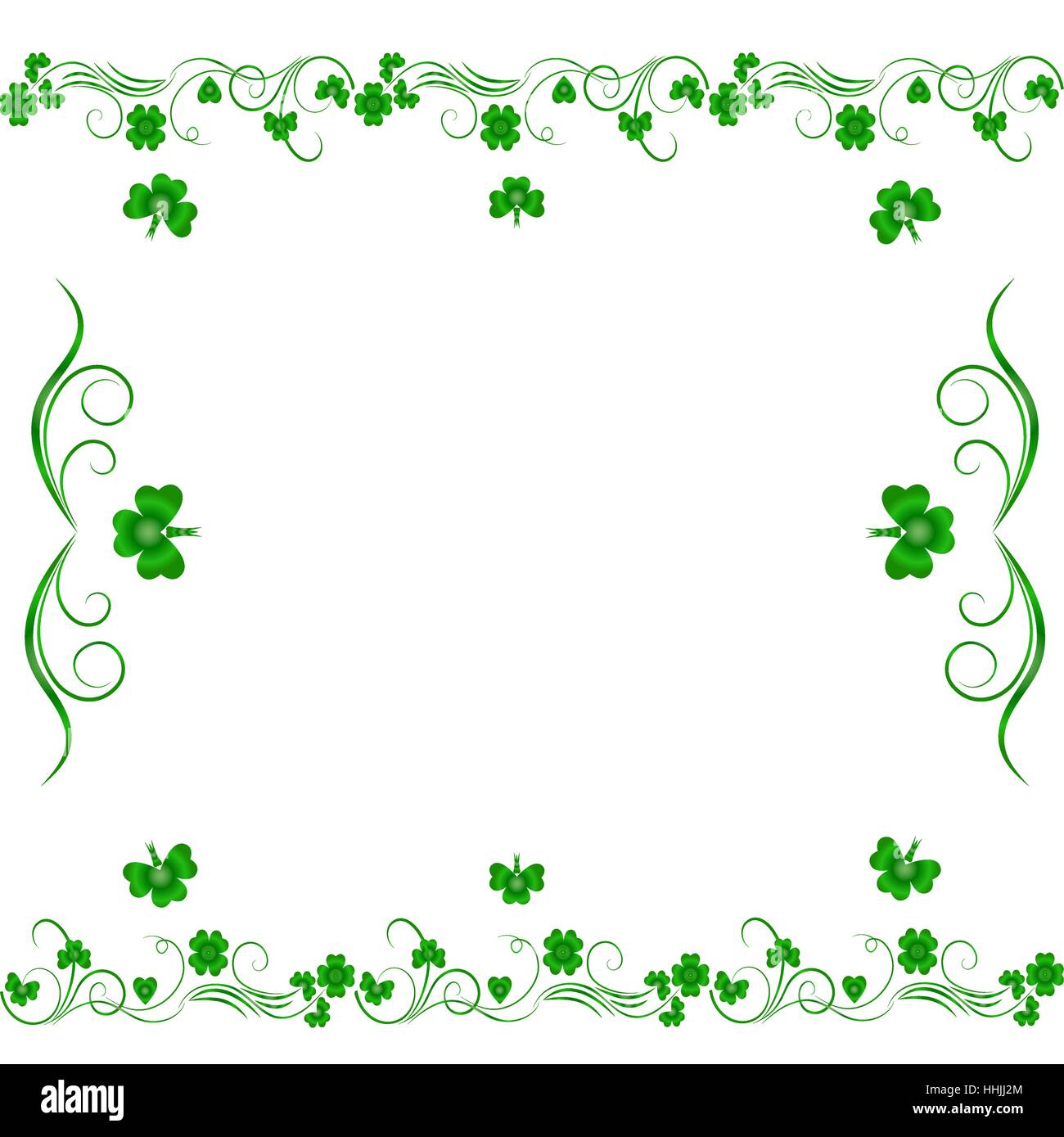 Saint patrick silhouette Stock Vector Images - Alamy