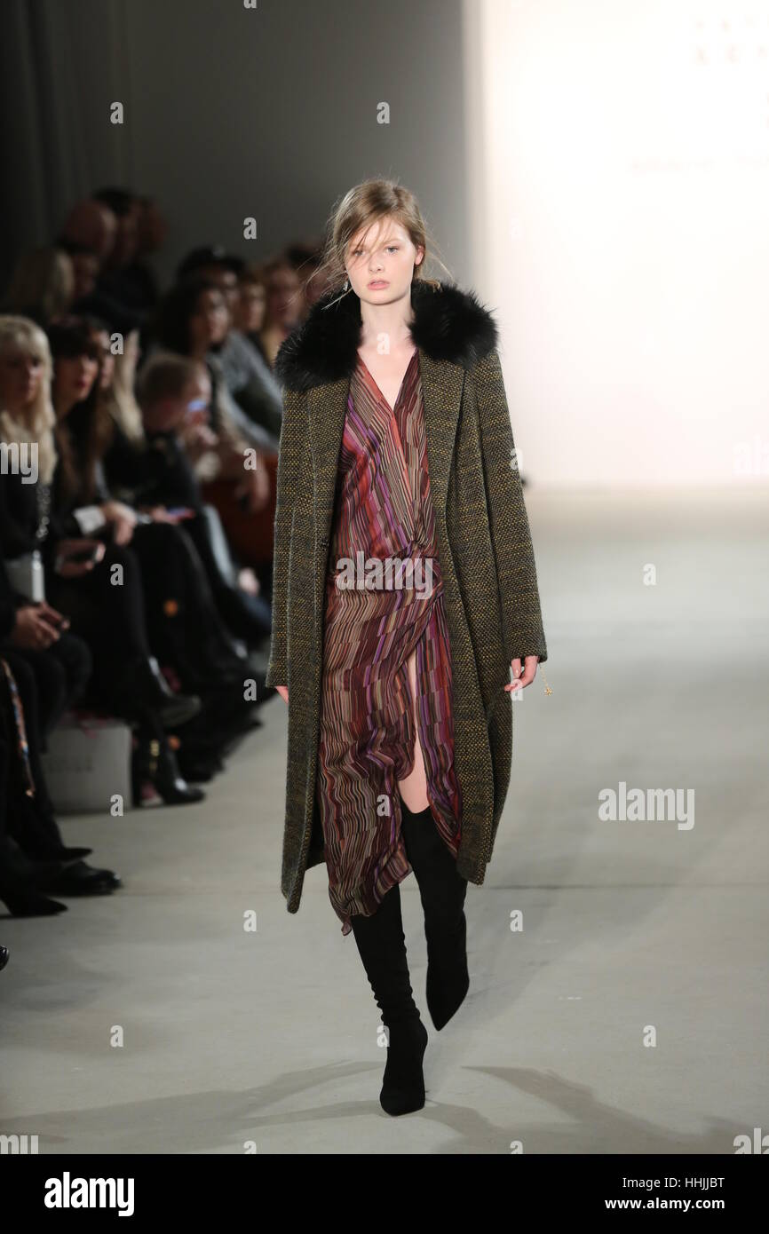 Berlin, Germany. 19th Jan, 2017. David Tomaszewski by Aryton showcases ...