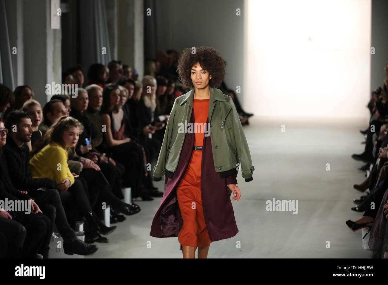 Berlin, Germany. 19th Jan, 2017. David Tomaszewski by Aryton showcases ...