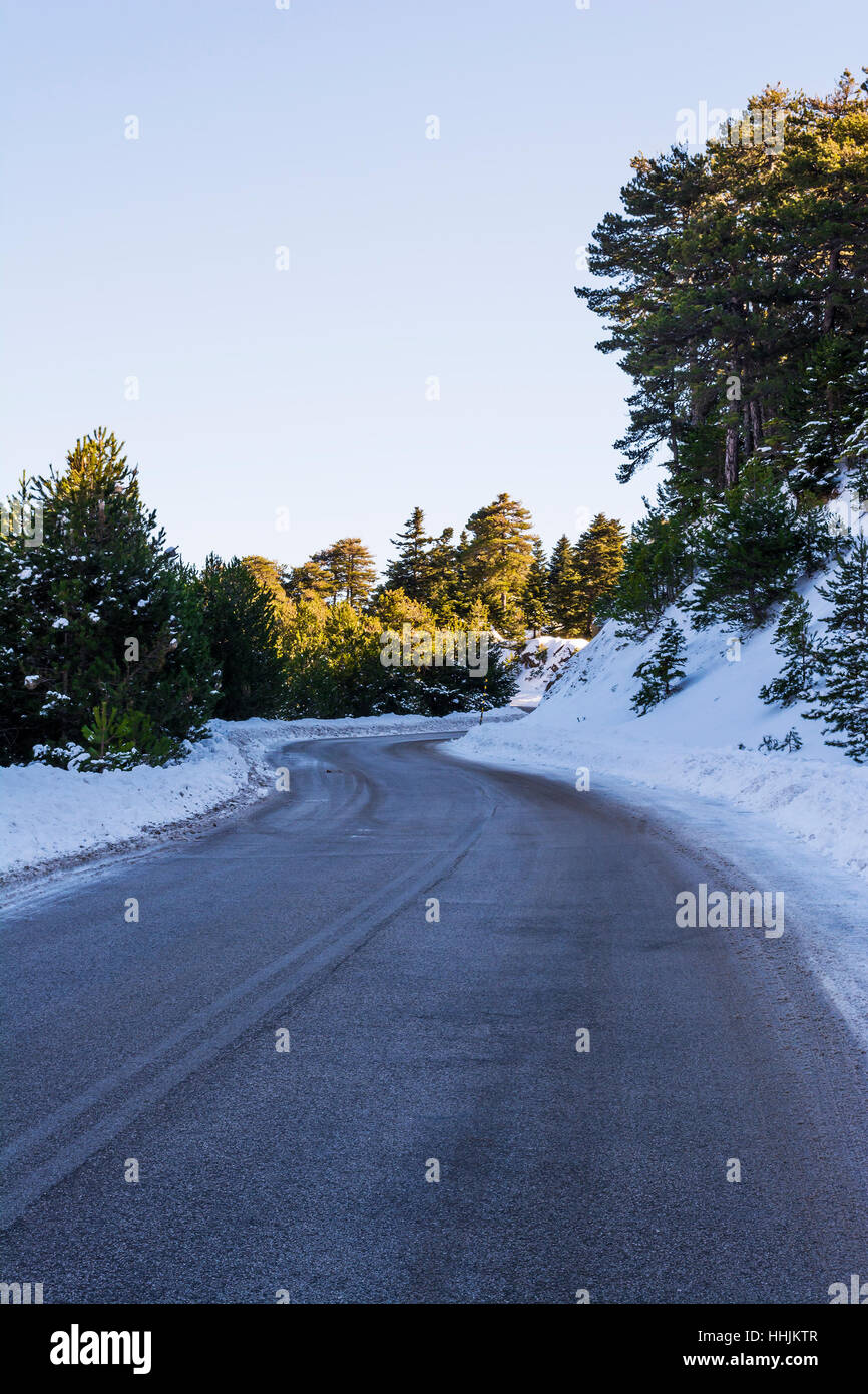 Road in ziria mountain hi-res stock photography and images - Alamy