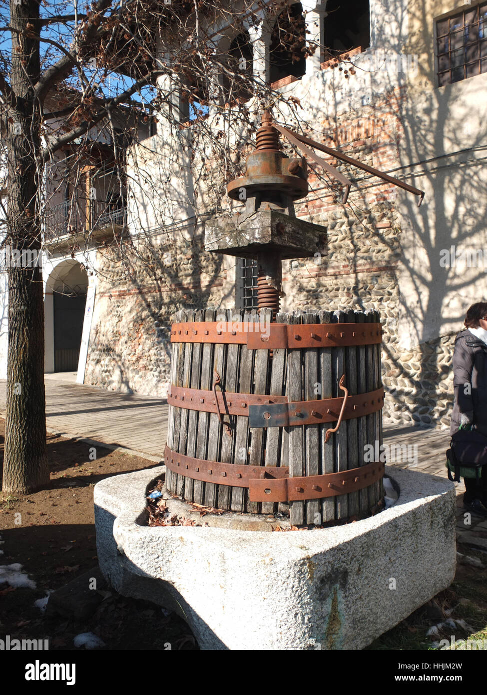 Ancient wine press hi-res stock photography and images - Alamy
